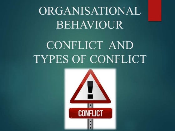 Conflict management & Negotiation | PPTX | War and Conflicts
