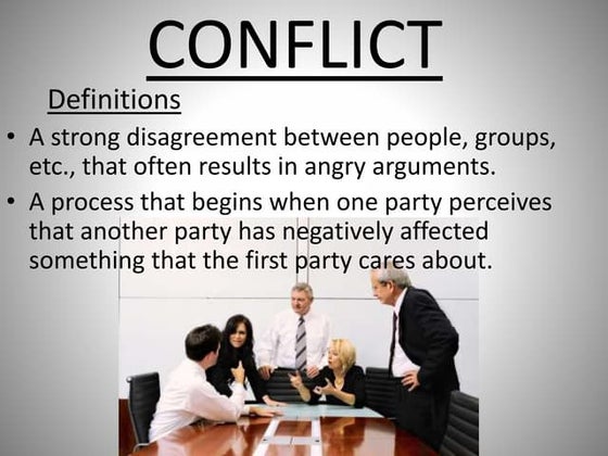 Conflict management & Negotiation | PPTX | War and Conflicts