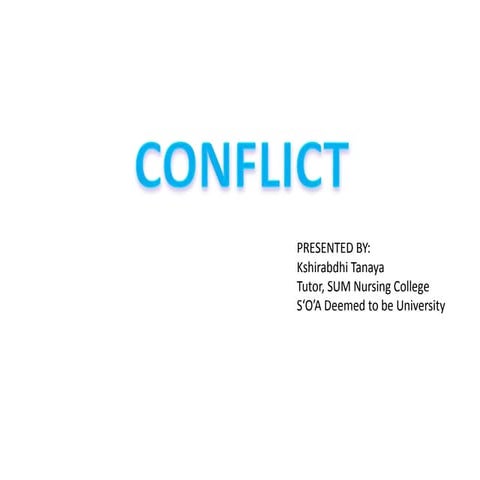 Conflict | PPT