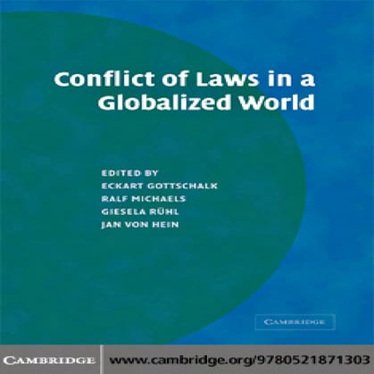 Conflict of-laws-in-a-globalised-world | PDF