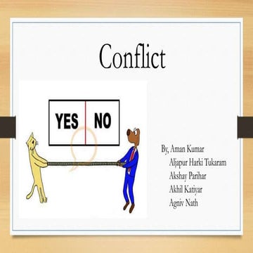 Ppt on Conflict | PPTX | War and Conflicts