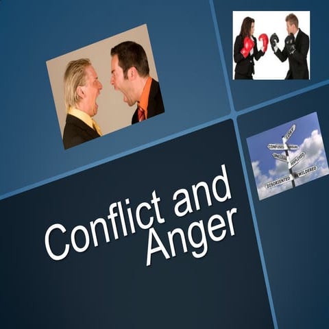 Conflict and anger | PPT