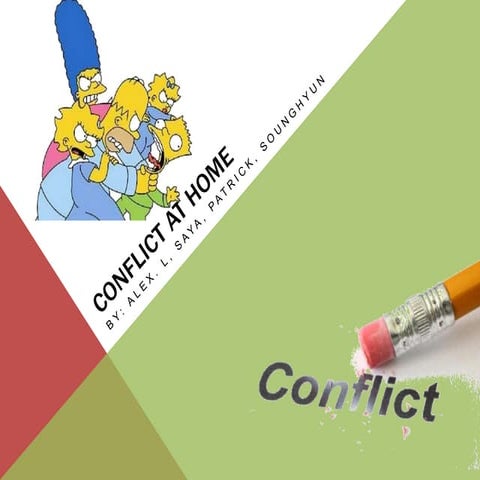 Conflict at home | PPTX