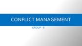 Conflict | PPT