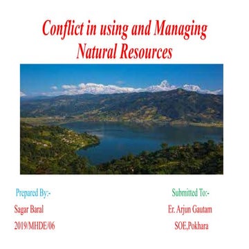 Conflict in using and managing natural resources.pptx