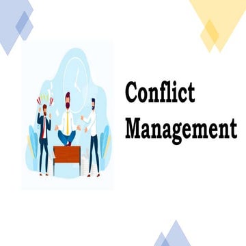 Conflict Management | PPTX