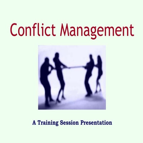 Conflict Management in business 20u3.ppt
