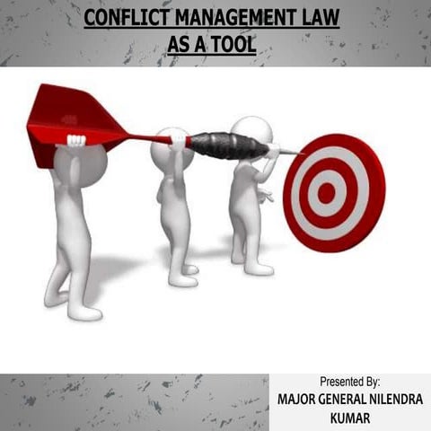 Conflict management law as a tool | PPT