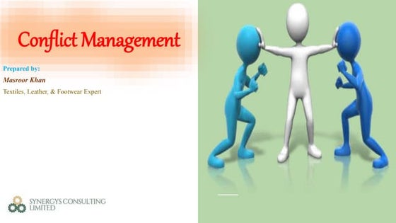 Conflict management and resolution | PPTX