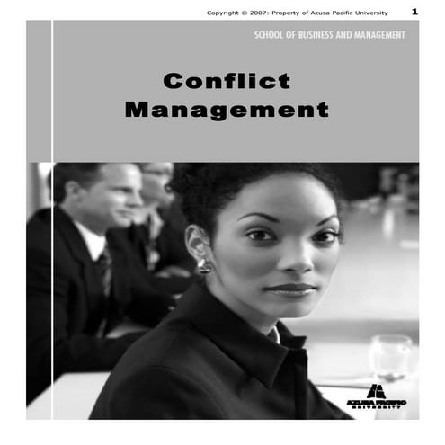 Style Matters Conflict Style Inventory | PDF