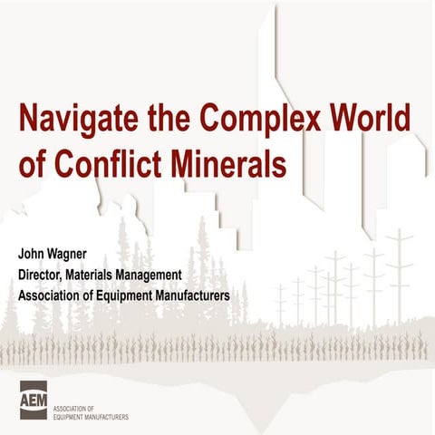 Conflict minerals | PDF
