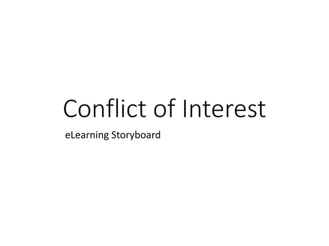 Conflict of interest | PPTX