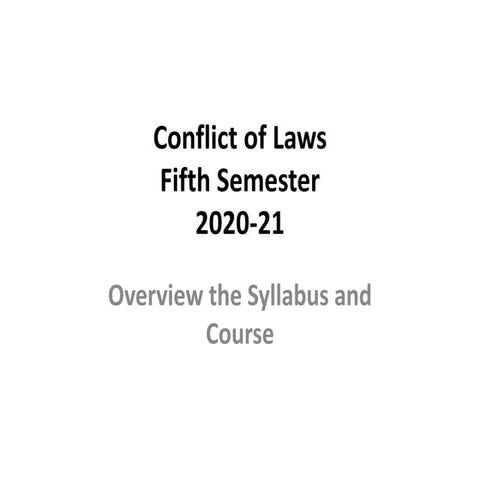 Conflict of Laws PPT 1.pptx