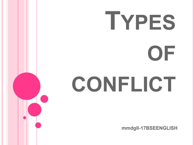 Literary conflict | PPT