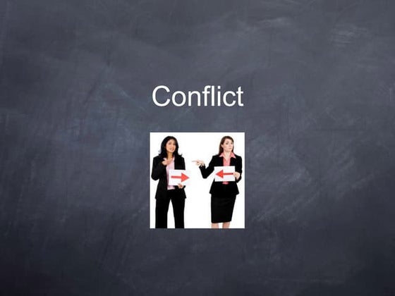 Resolving Conflict (Powerpoint) | PPS