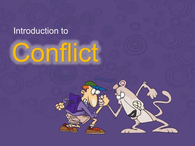 4 types of conflict | PPTX