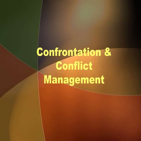 Conflict presentation | PPT