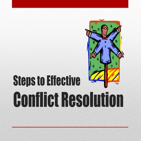 Conflict resolution | PPT