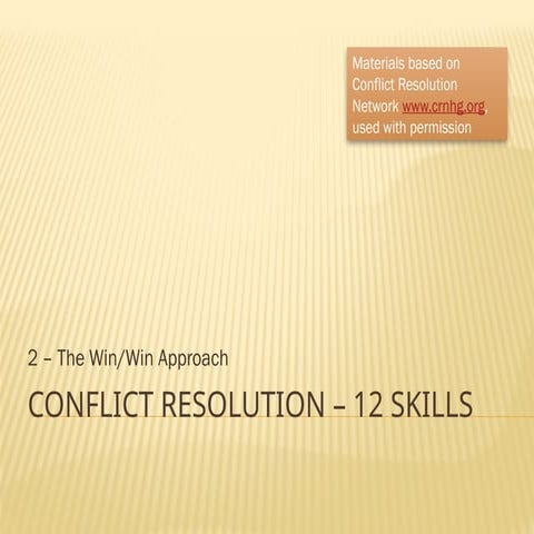Conflict Resolution – 12 Skills_2.ppyytx | PPTX