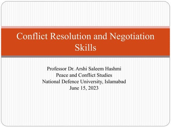 The negotiation process | PPT