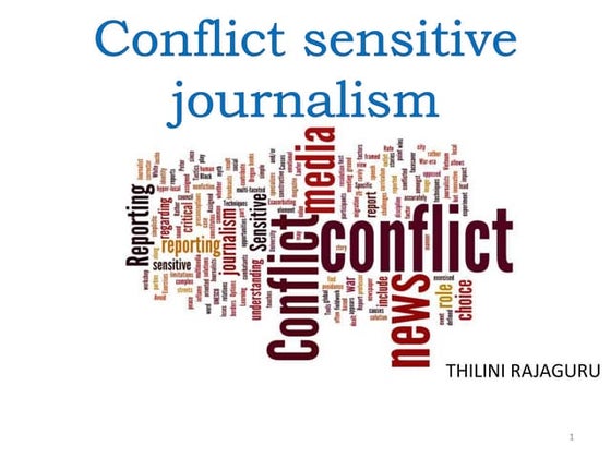 Conflict Sensitive Journalism | PPT
