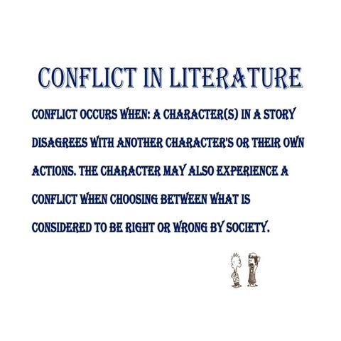 CONFLICTS In Literature for new learners | PPTX