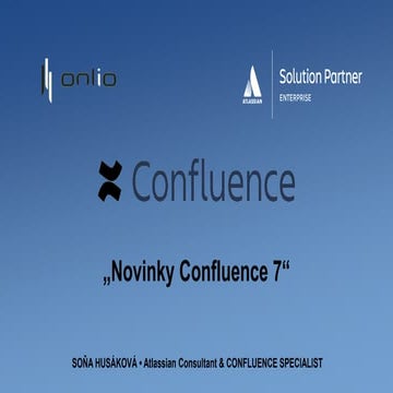 Confluence 7 novinky | PPT