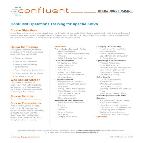 Confluent Operations Training For Apache Kafka Pdf Cloud Computing 0744