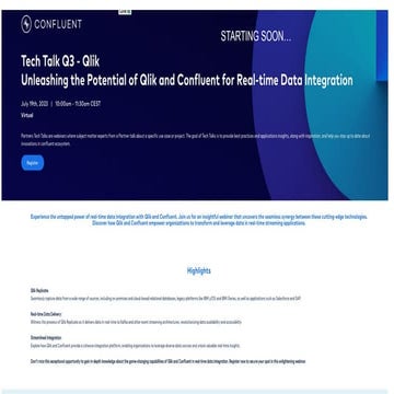 Confluent Partner Tech Talk with QLIK | PDF