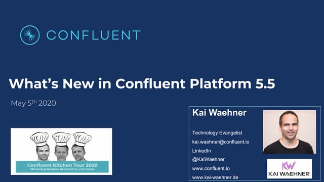 Confluent Platform 55 Apache Kafka 25 New Features Json Schema