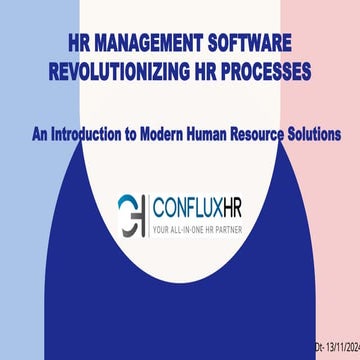 HR Management Software for Streamlined Workforce Operations | ConfluxHR ...