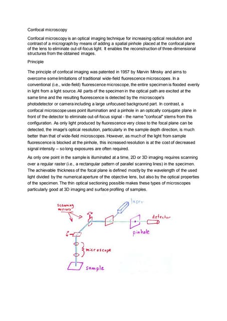 Confocal microscopy | PPTX