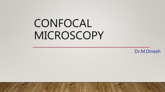 Confocal microscopy | PPT