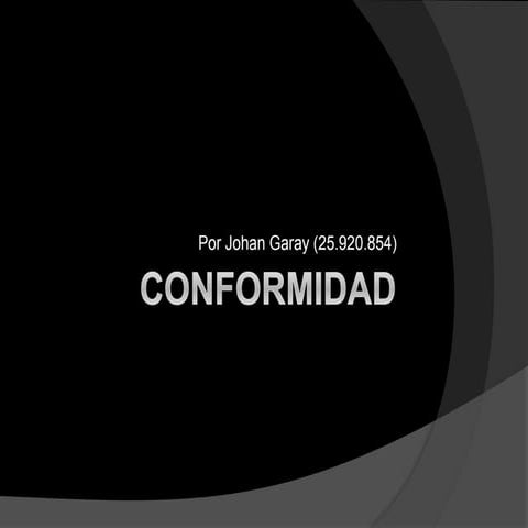 Conformidad | PPTX