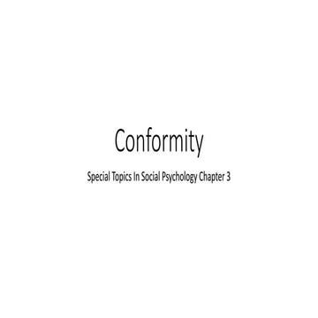 Conformity Topic In Social Psychology.pptx