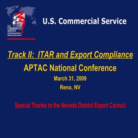 Export compliance | PPT