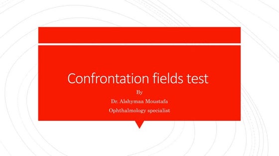 Testing for npa | PPTX | Medical Tests | Medical Health