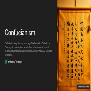 Confucianism and it's description shwhhjs | PDF