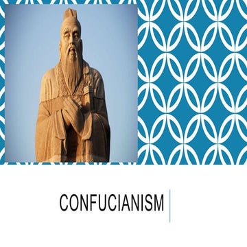 Confucianism and culture | PPTX