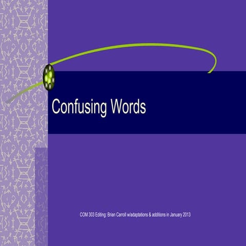 Confusing words affect:effect | PPT