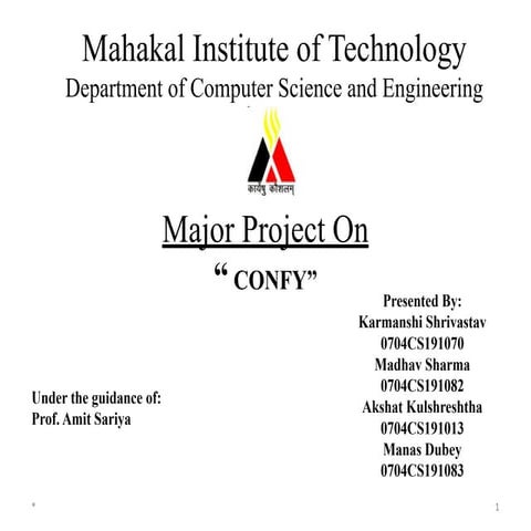 CONFY make it easy to communicate with people anywhere in the world by ...