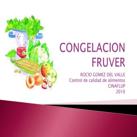 Congelacion | PPTX