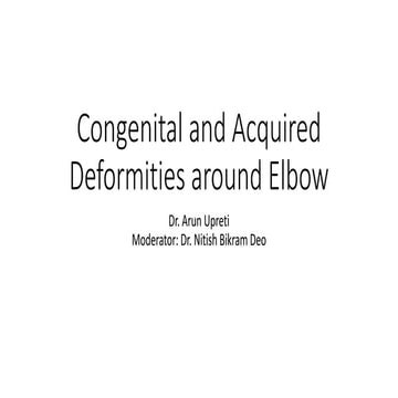 Cubitus varus deformity | PPTX