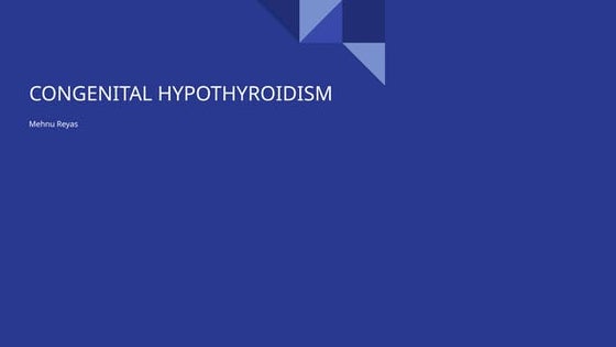 Hypothyroidism in children | PPT