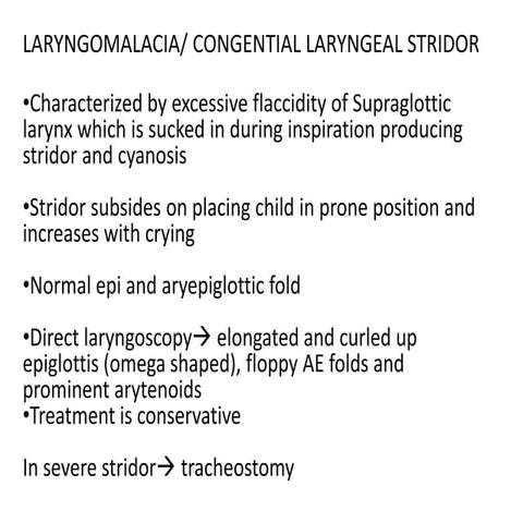 Laryngomalacia