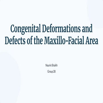 Congenital Maxillo-Facial defects of face.pdf