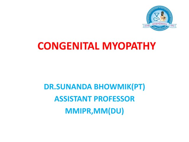 Proximal myopathy and causes | PPT