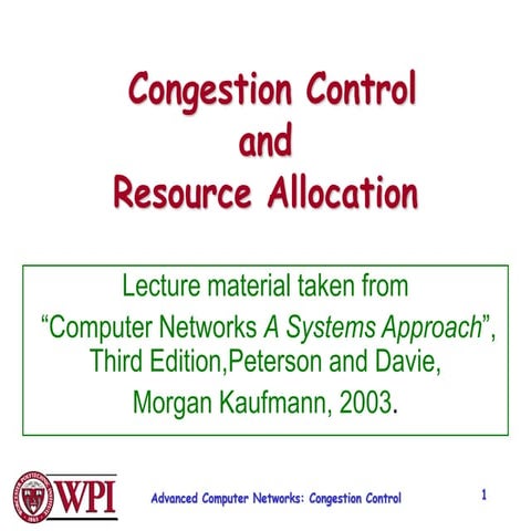 Congestion control | PPT