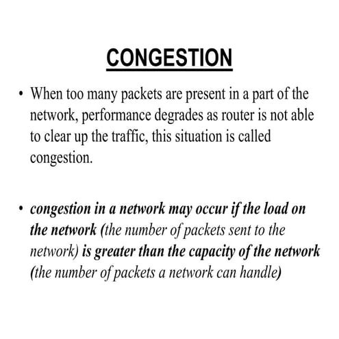 congestion control data communication.pdf | Computer Networking | Computing