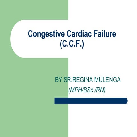 CONGESTIVE CARDIAC FAILURE -full CCF.ppt